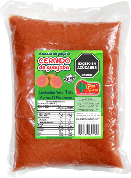 Cernido de Guayaba en Bolsa – ALIMENTOS GRAN KACTUS